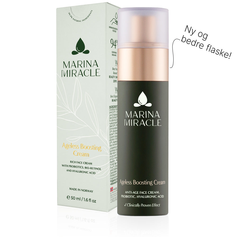 Økologisk Ansiktskrem - Ageless Boosting Cream for moden eller tørr hud ...