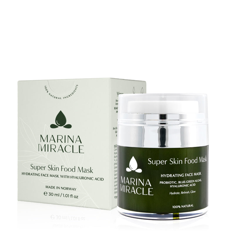 Økologisk prisvinnende fuktmaske - Super Skin Food Mask – Marina Miracle